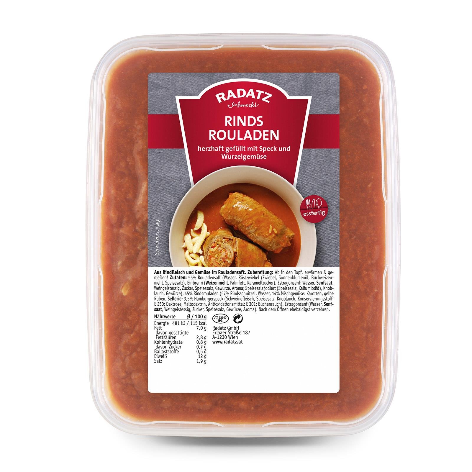 Radatz Rindsroulade | BILLA Online Shop