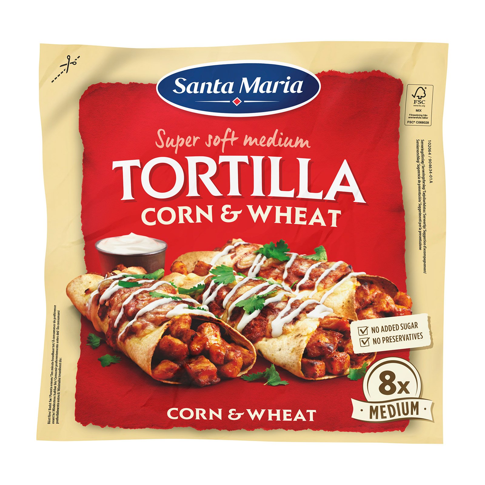 Santa Maria Corn & Wheat Tortilla | BILLA Online Shop