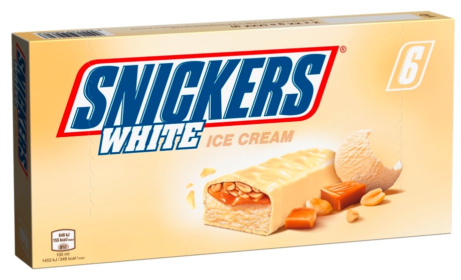Snickers Ice Cream White 6 Stk. | BILLA Online Shop