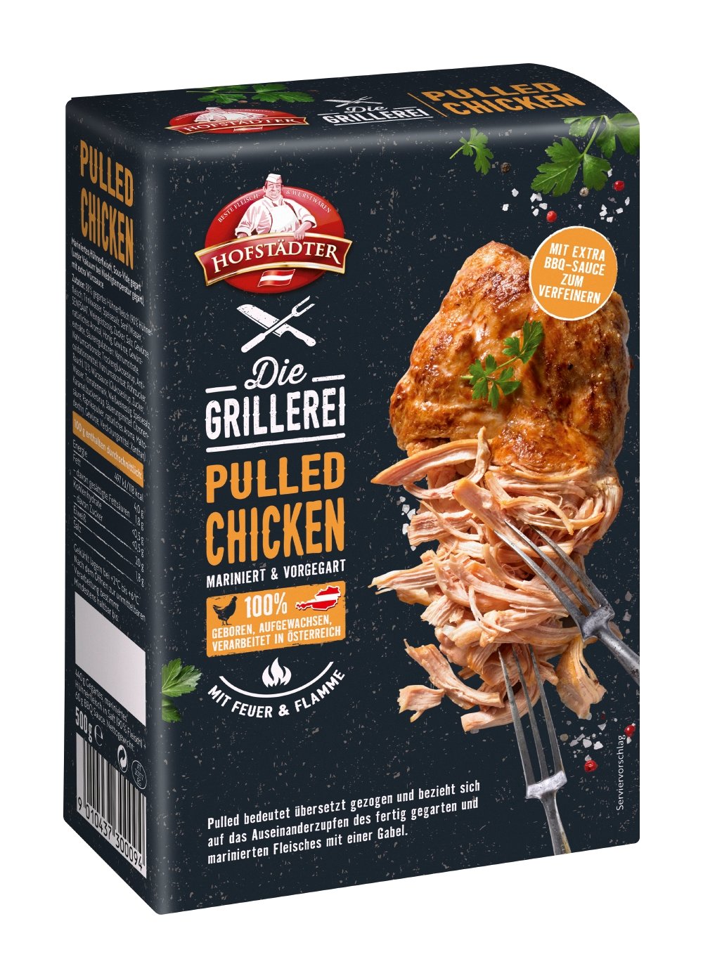 Hofstädter Die Grillerei Pulled Chicken Sous Vide mit BBQ | BILLA ...