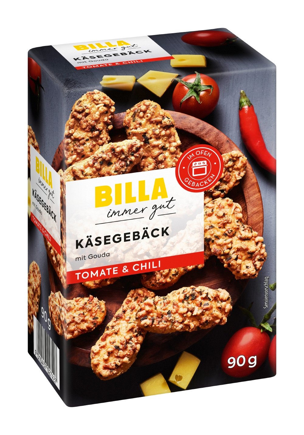 BILLA Käsegebäck mit Tomaten&Chili | BILLA Online Shop