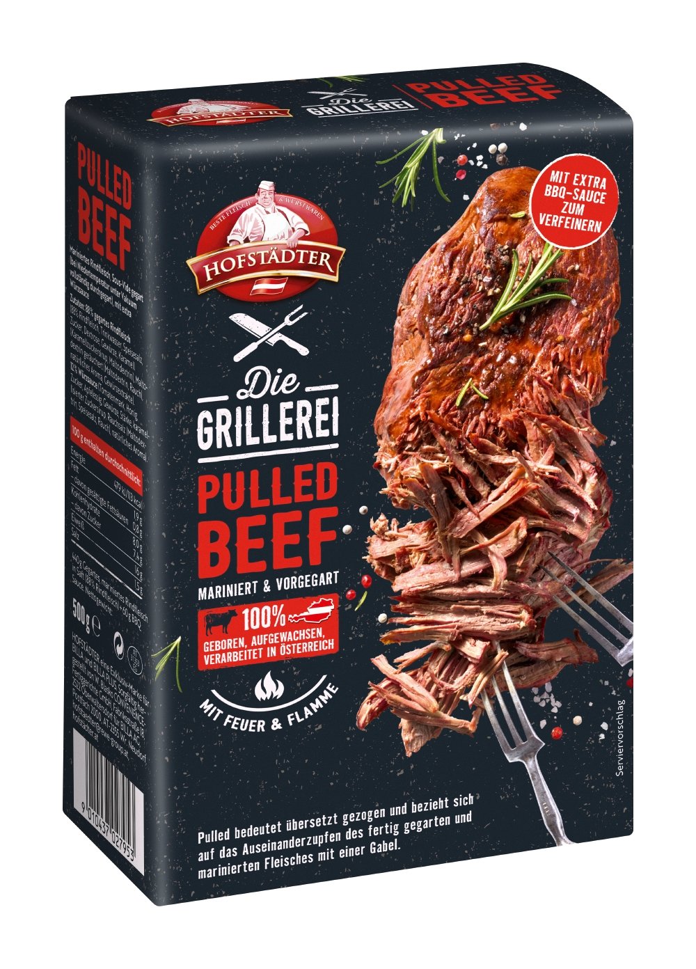 Hofstädter Die Grillerei Pulled Beef Sous Vide mit BBQ | BILLA Online Shop