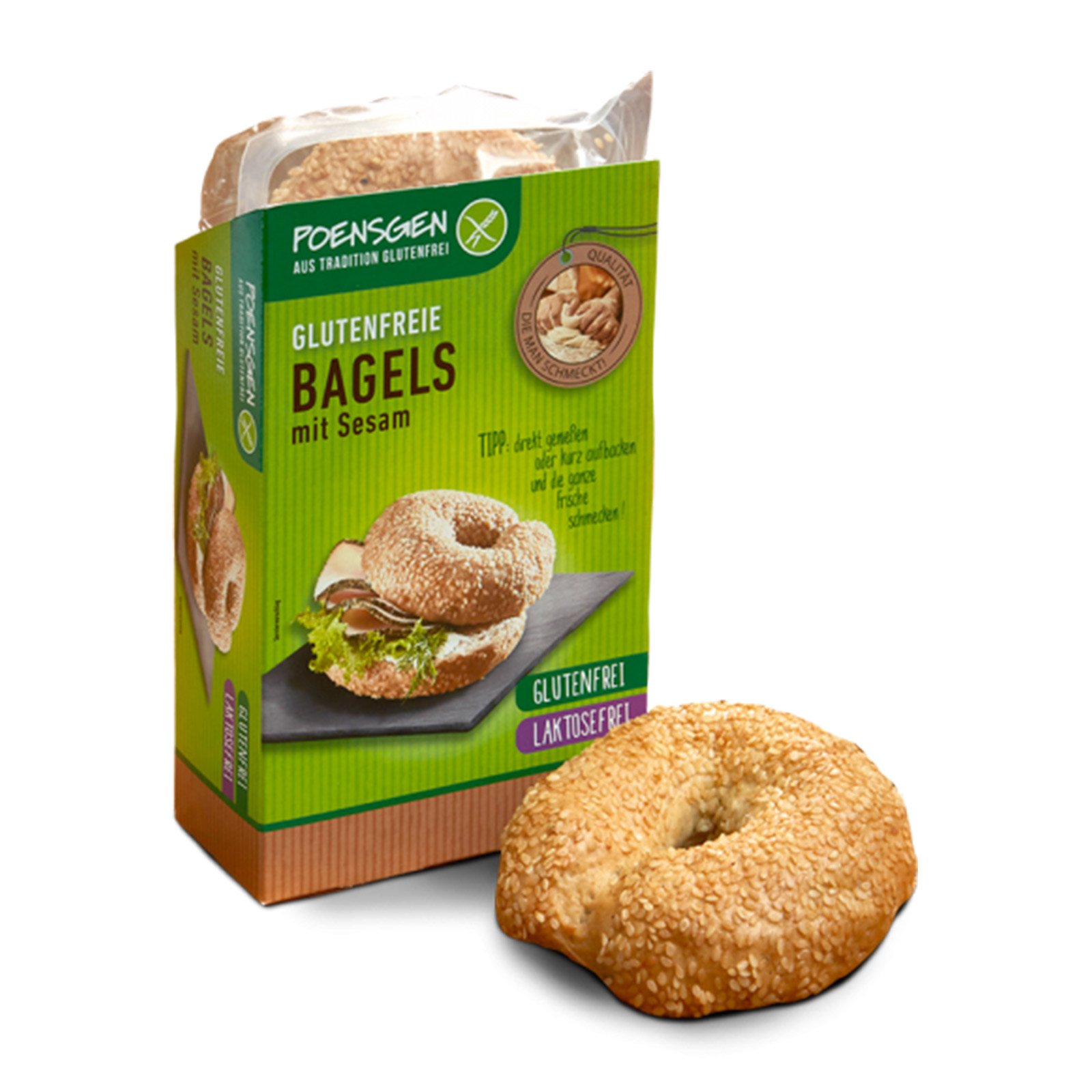 Poensgen Brot Bagles Sesam Glutenfrei | BILLA Online Shop