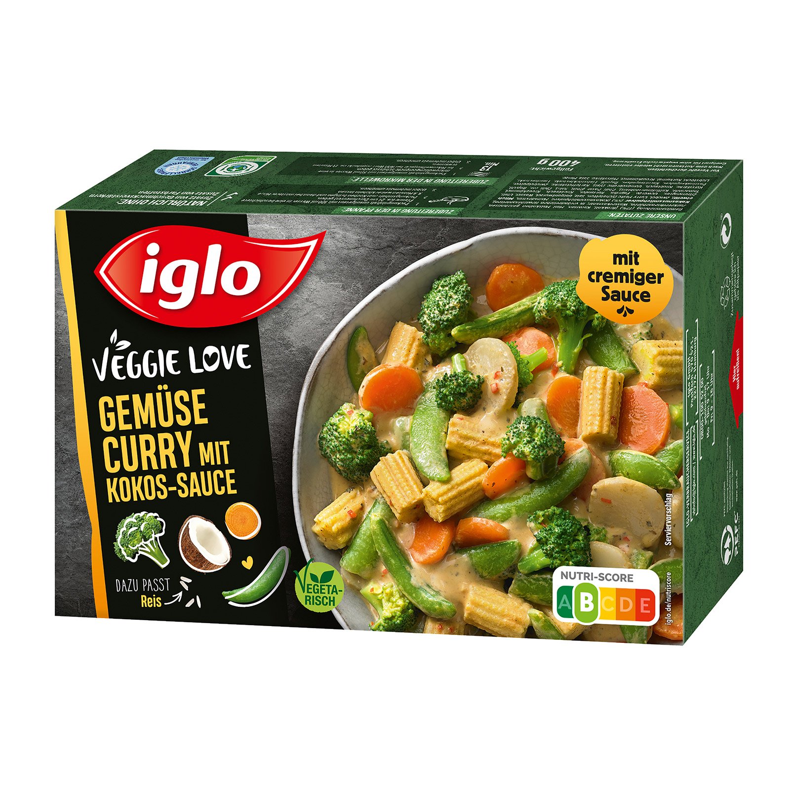 Iglo Veggie Love Gemüse Curry | BILLA Online Shop