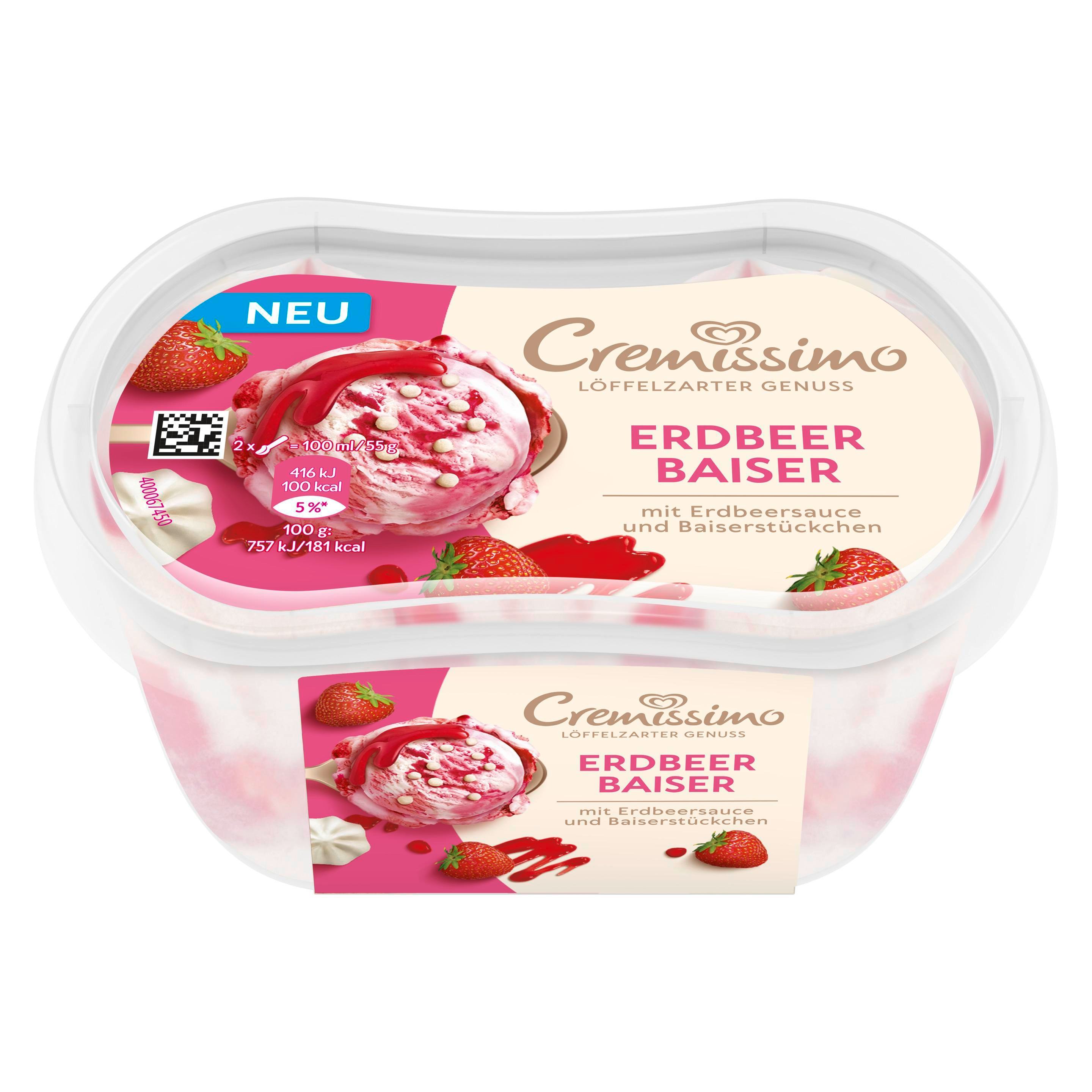 Eskimo Cremissimo Erdbeer Baiser | BILLA Online Shop