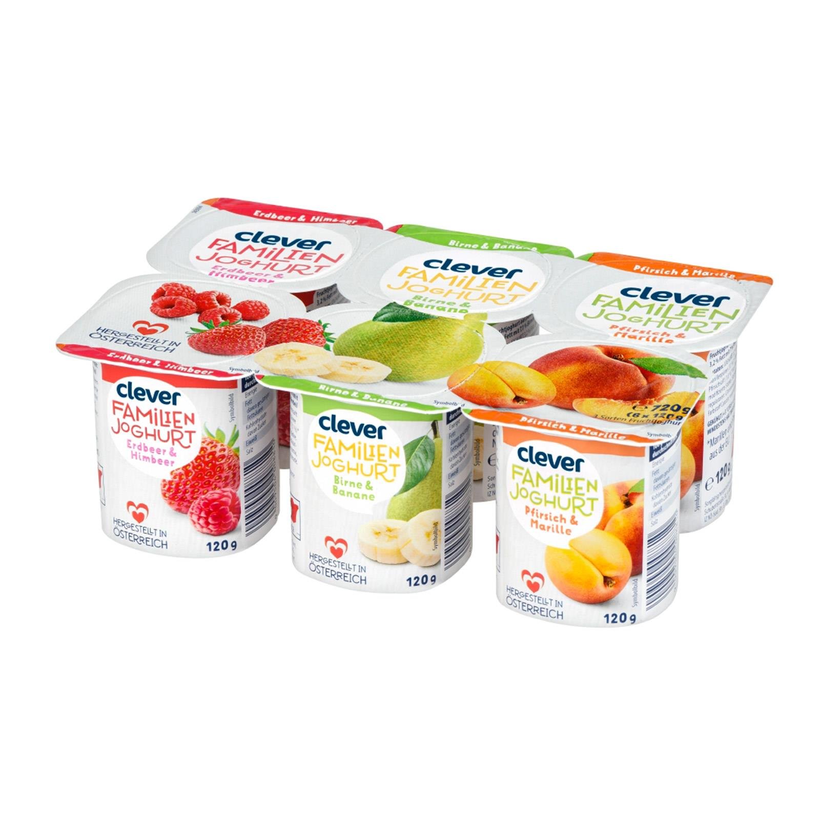 Clever Familienjoghurt Frucht | BILLA Online Shop