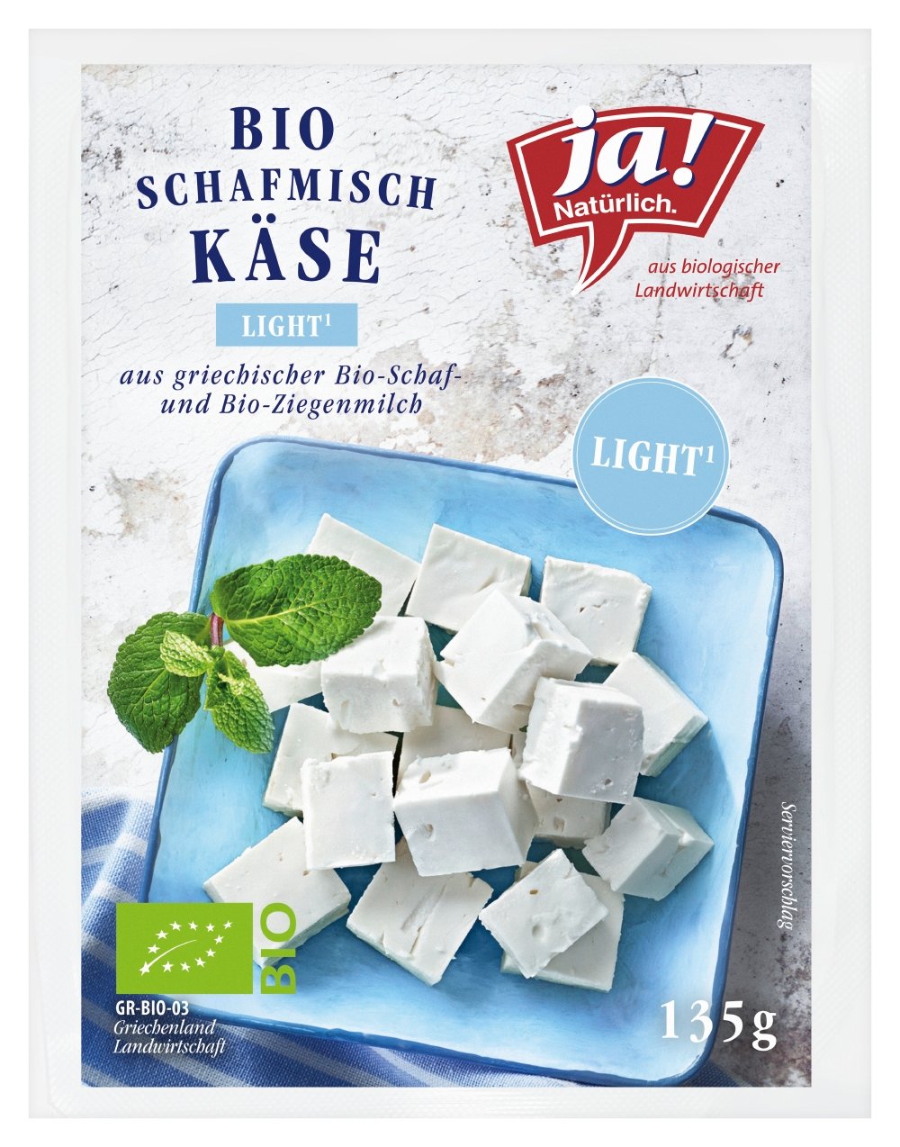 Ja! Natürlich Schafmischkäse Light | BILLA Online Shop