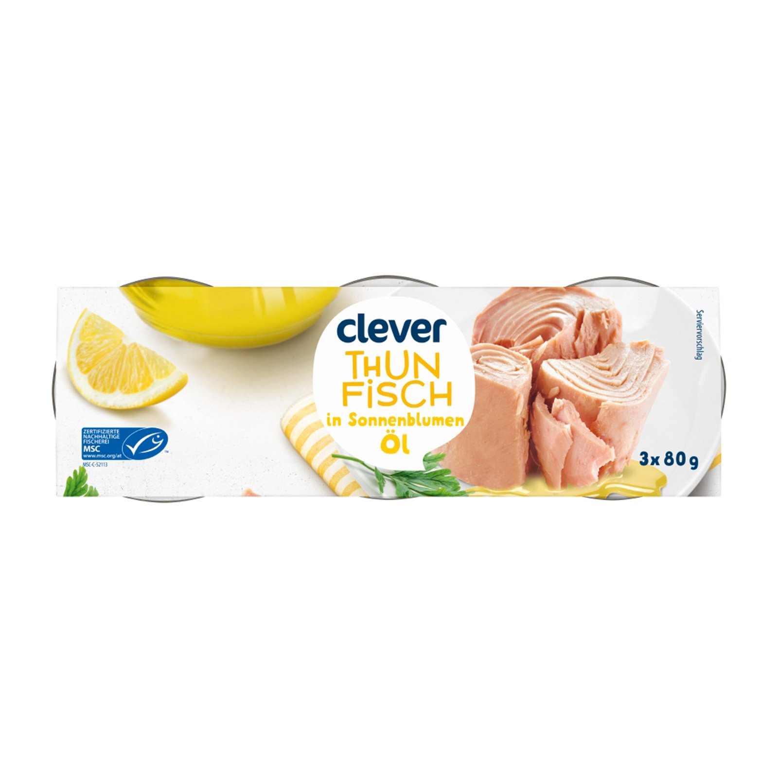 Clever Thunfisch in Sonnenblumenöl | BILLA Online Shop