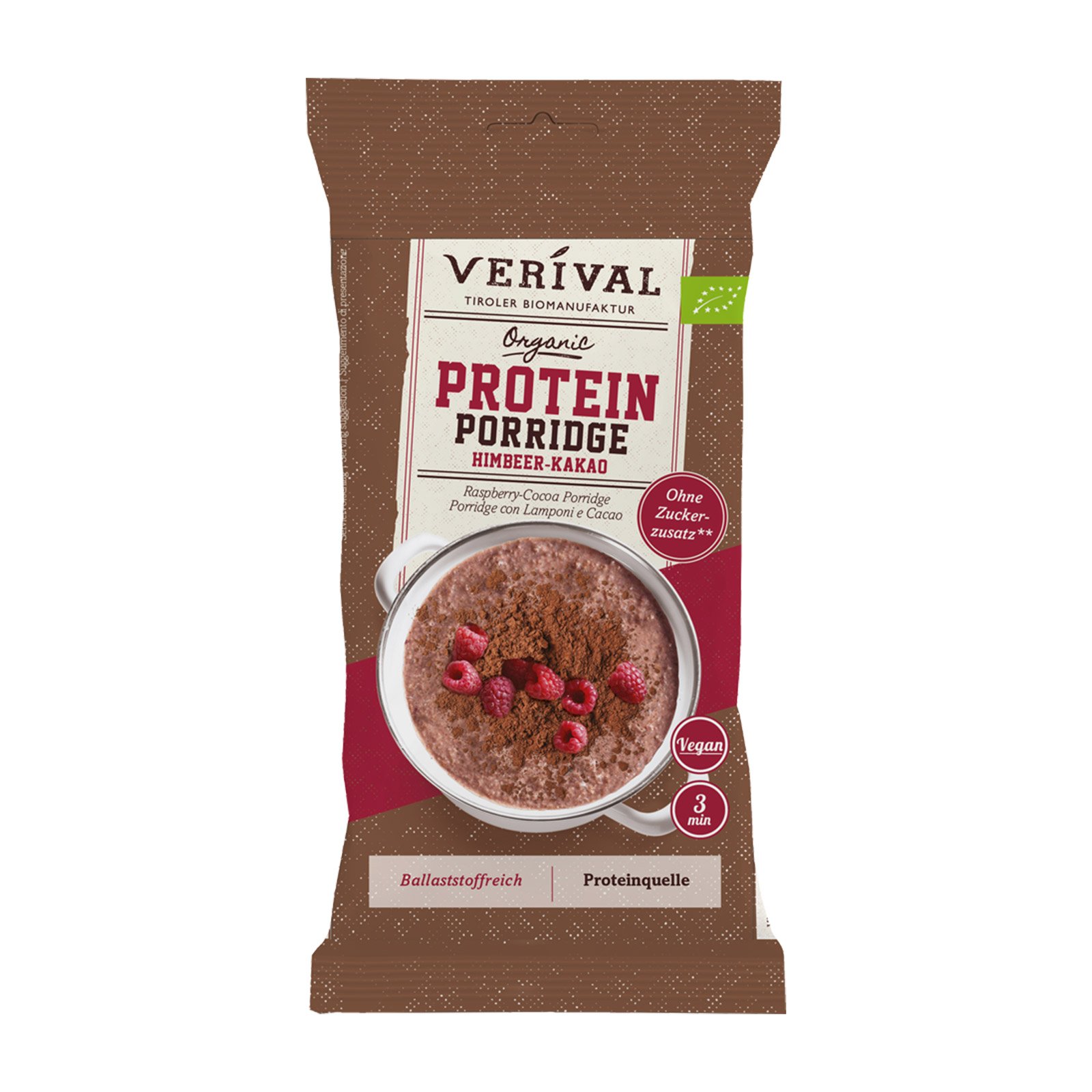 Verival Sport Porridge Himbeer-Kakao | BILLA Online Shop