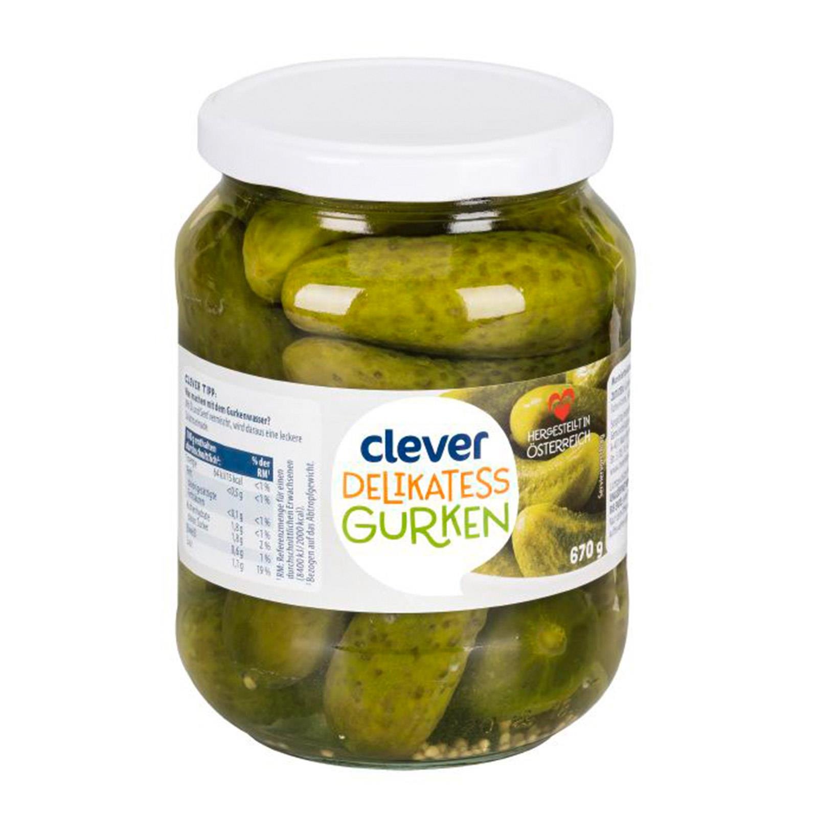 Clever Delikatessgurken | BILLA Online Shop