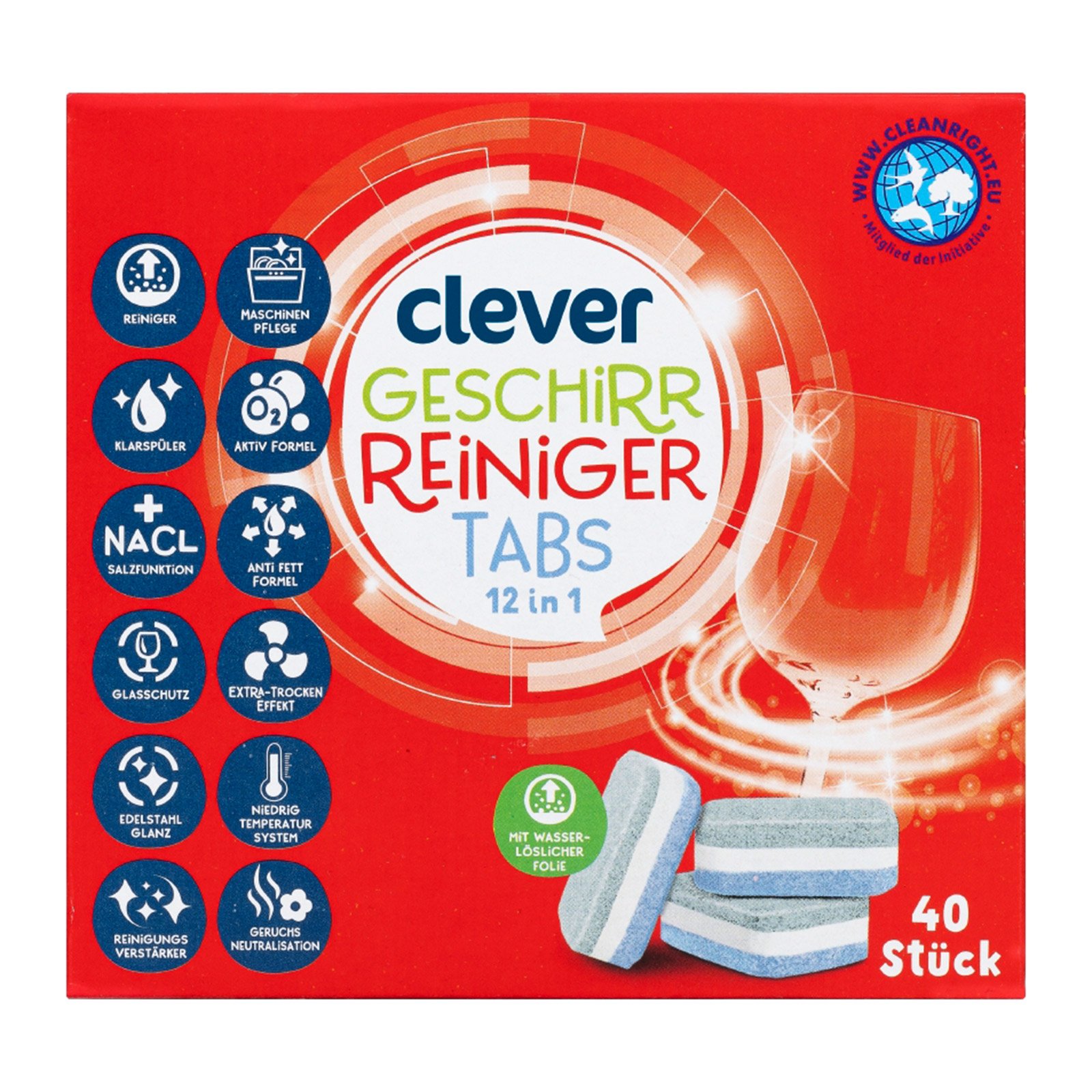 Clever Geschirrspültabs | BILLA Online Shop