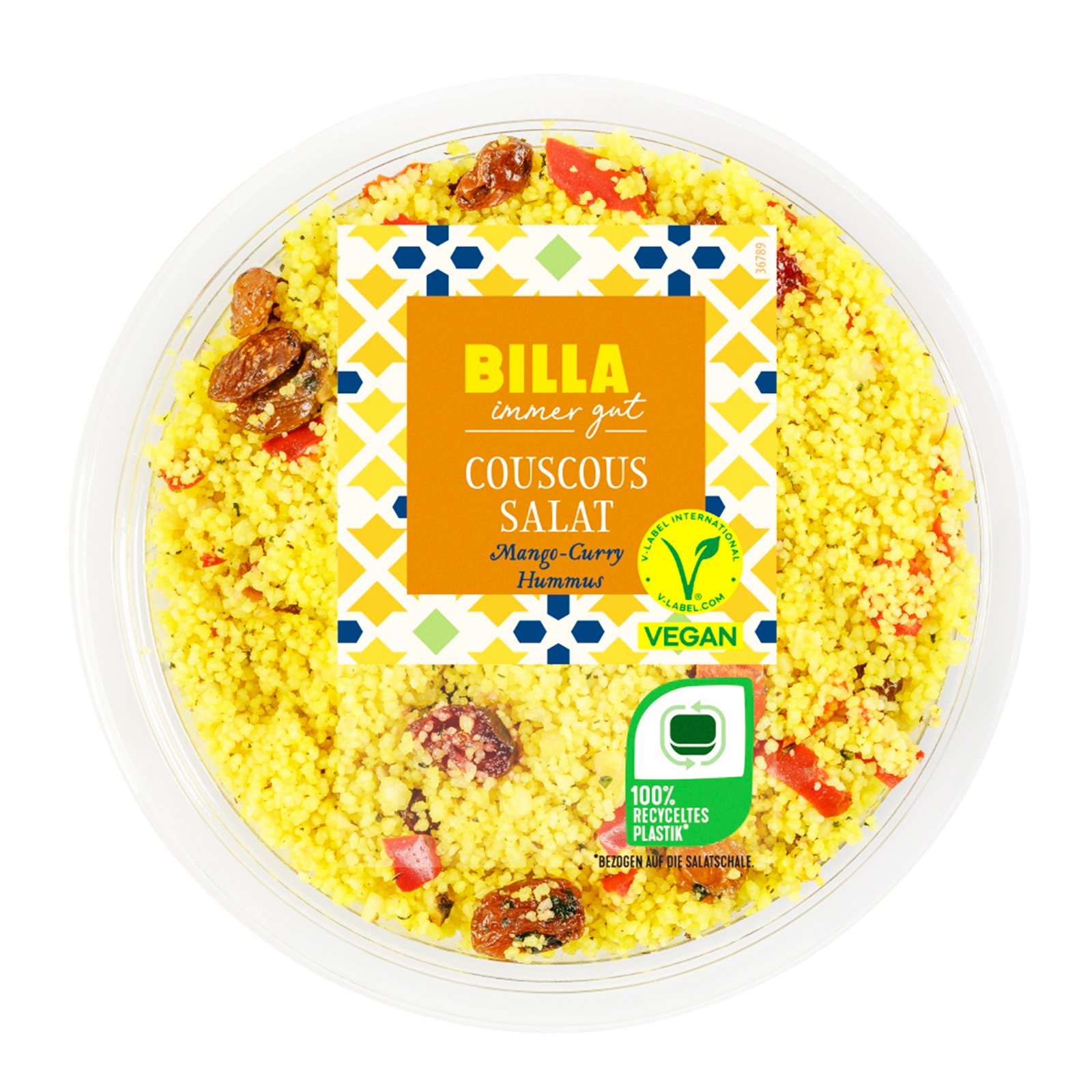 BILLA Couscous Salat mit Mango-Curry & Hummus | BILLA Online Shop