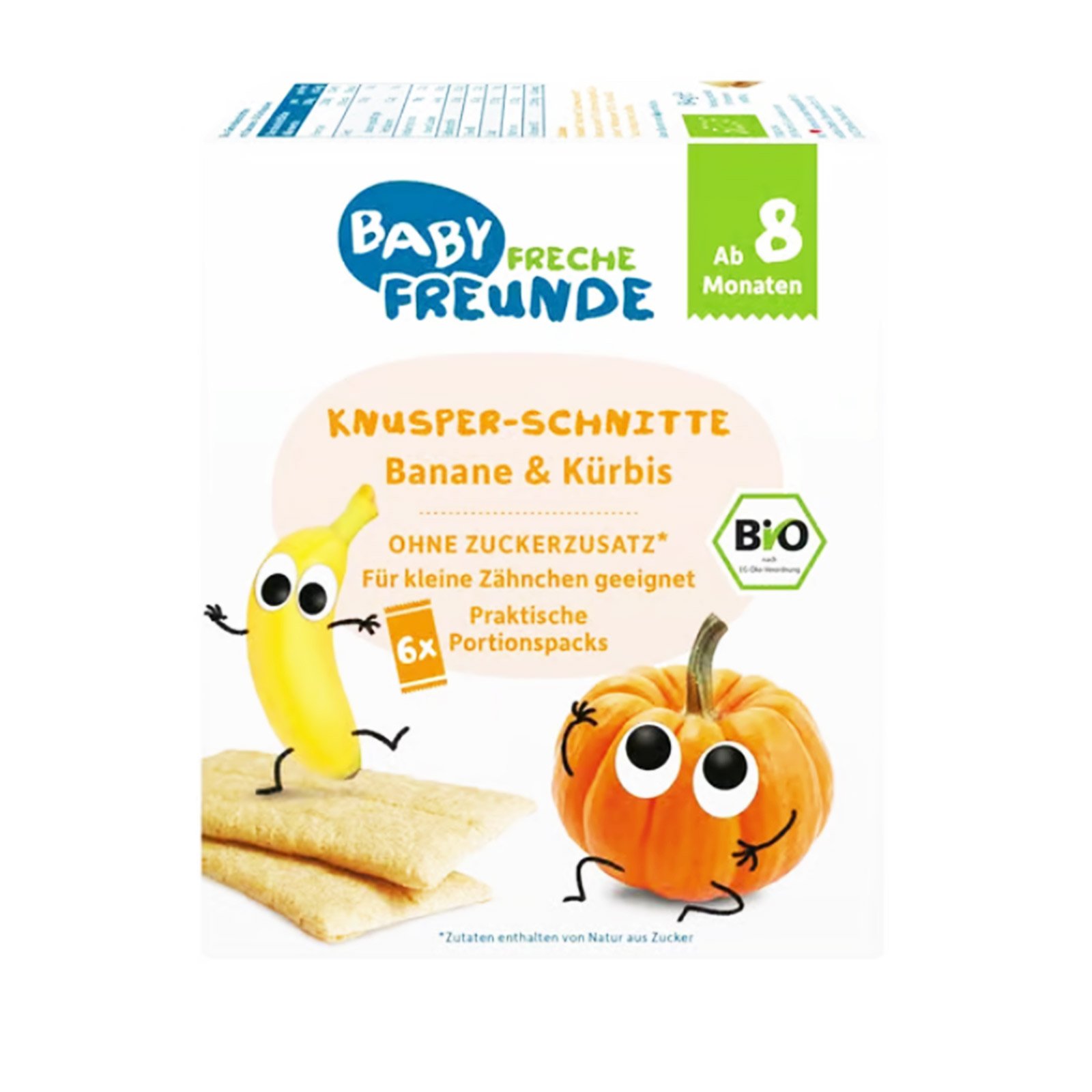 Freche Freunde Knusper Schnitte Banane & Kürbis | BILLA Online Shop