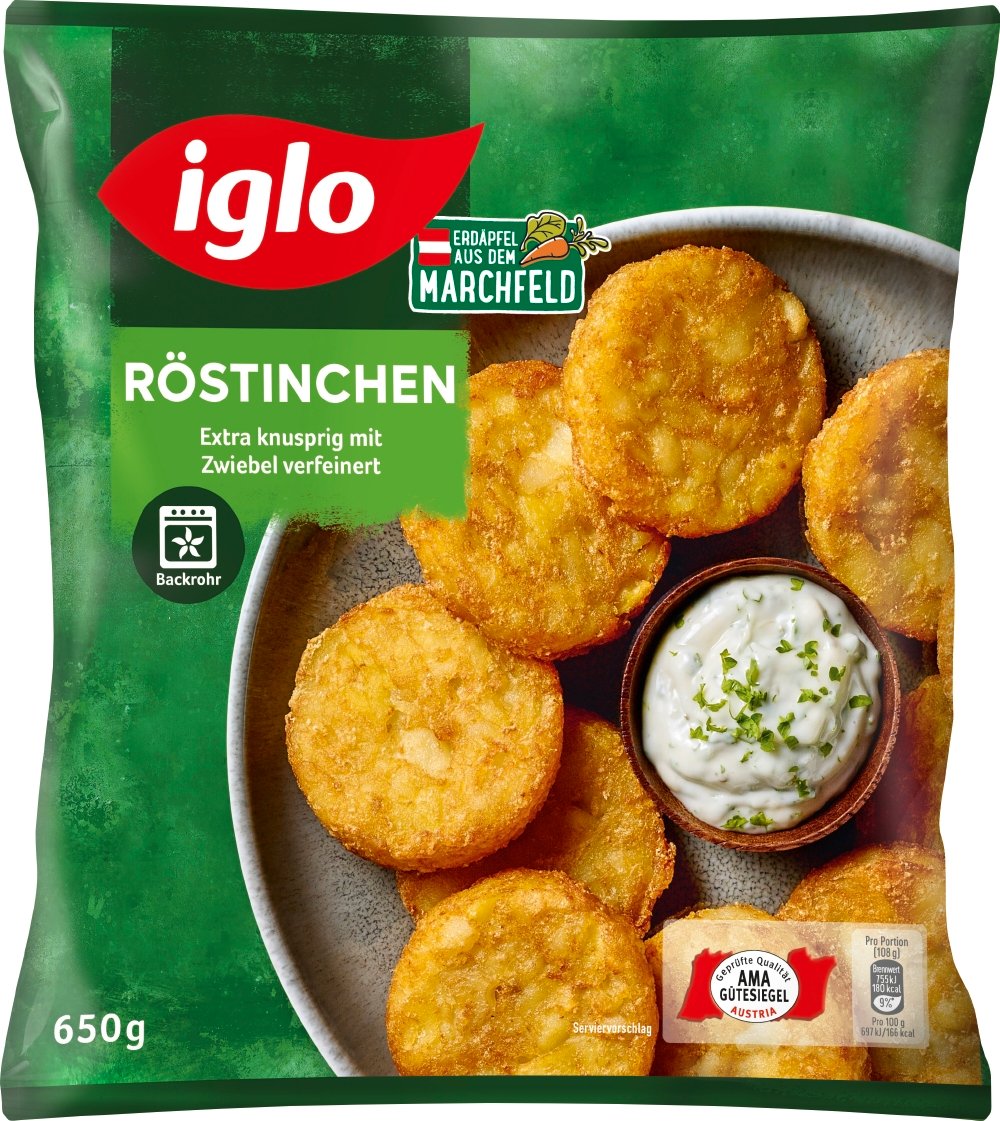 Iglo Backrohr Röstinchen | BILLA Online Shop