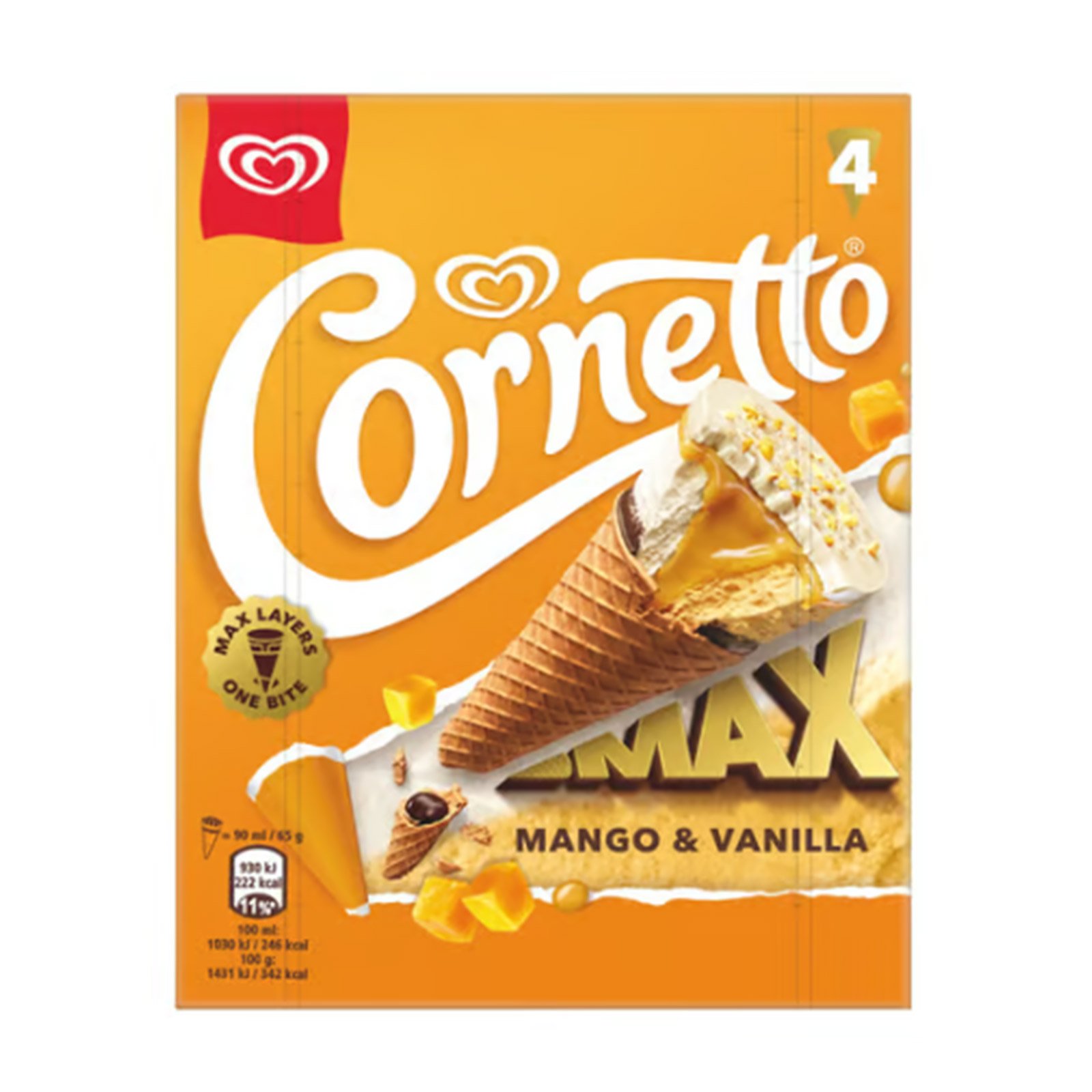 Eskimo Cornetto Max Mango & Vanilla | BILLA Online Shop