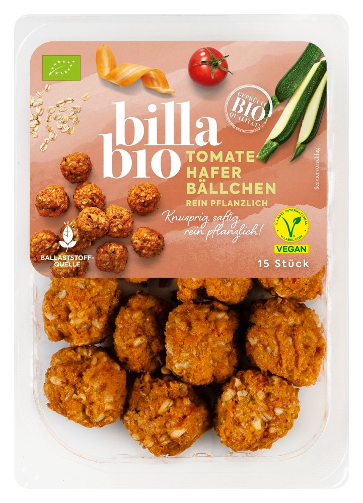 BILLA Bio Tomate Hafer Bällchen | BILLA Online Shop