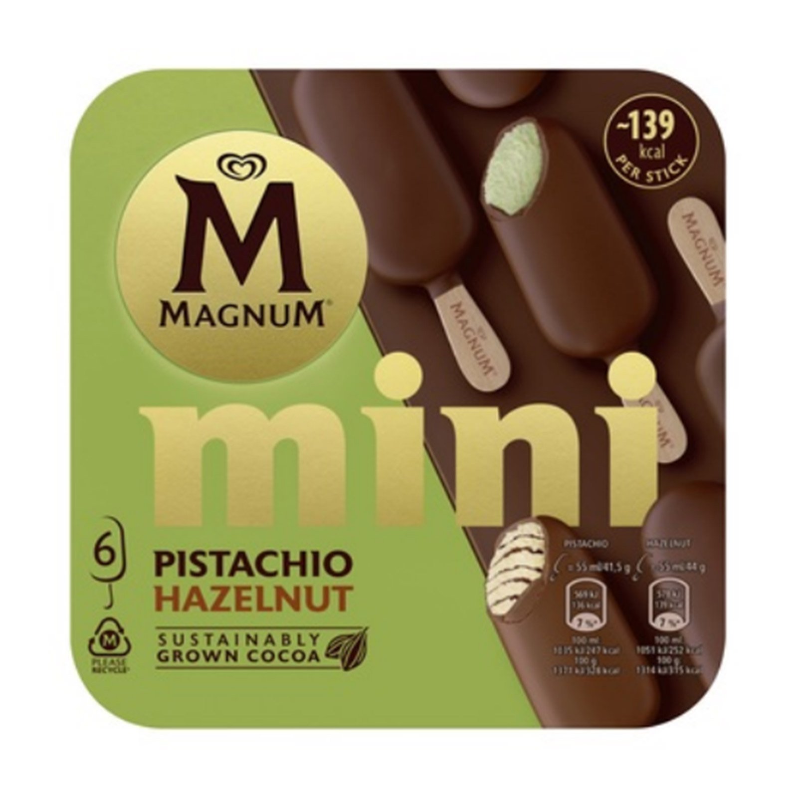 Eskimo Magnum Mini Pistachio & Hazelnut | BILLA Online Shop