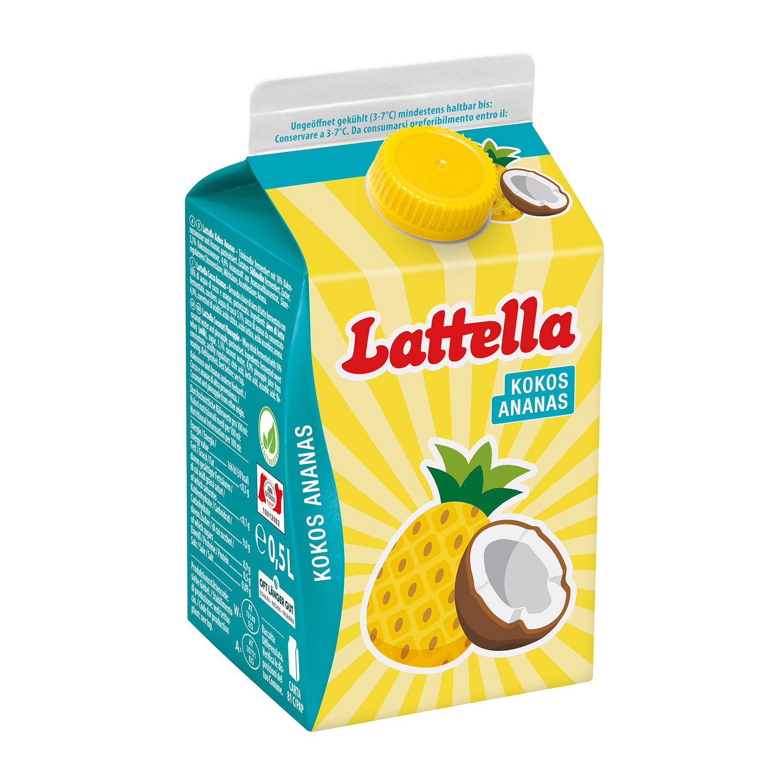 Lattella Kokos-Ananas | BILLA Online Shop