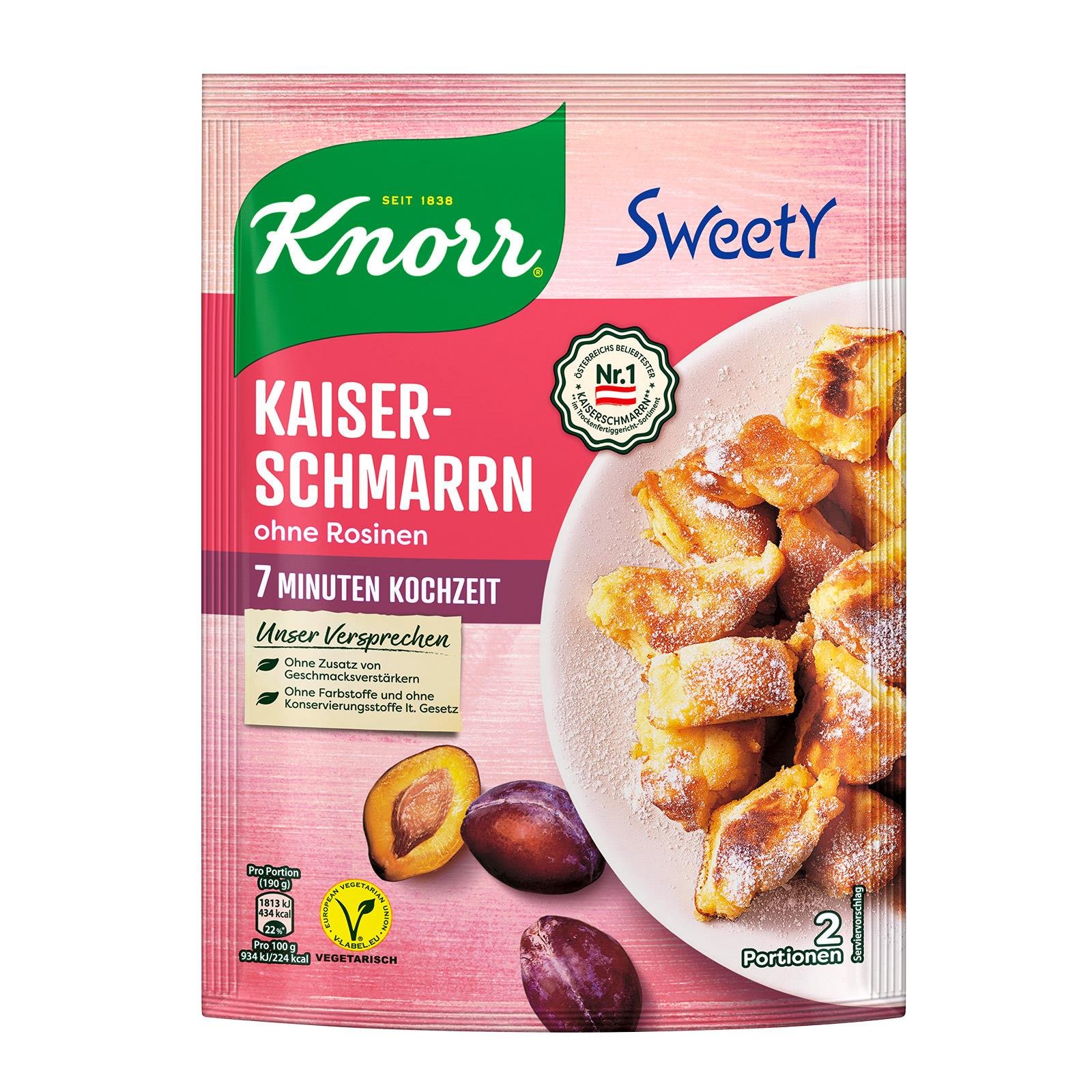 Knorr Sweety Kaiserschmarrn ohne Rosinen | BILLA Online Shop