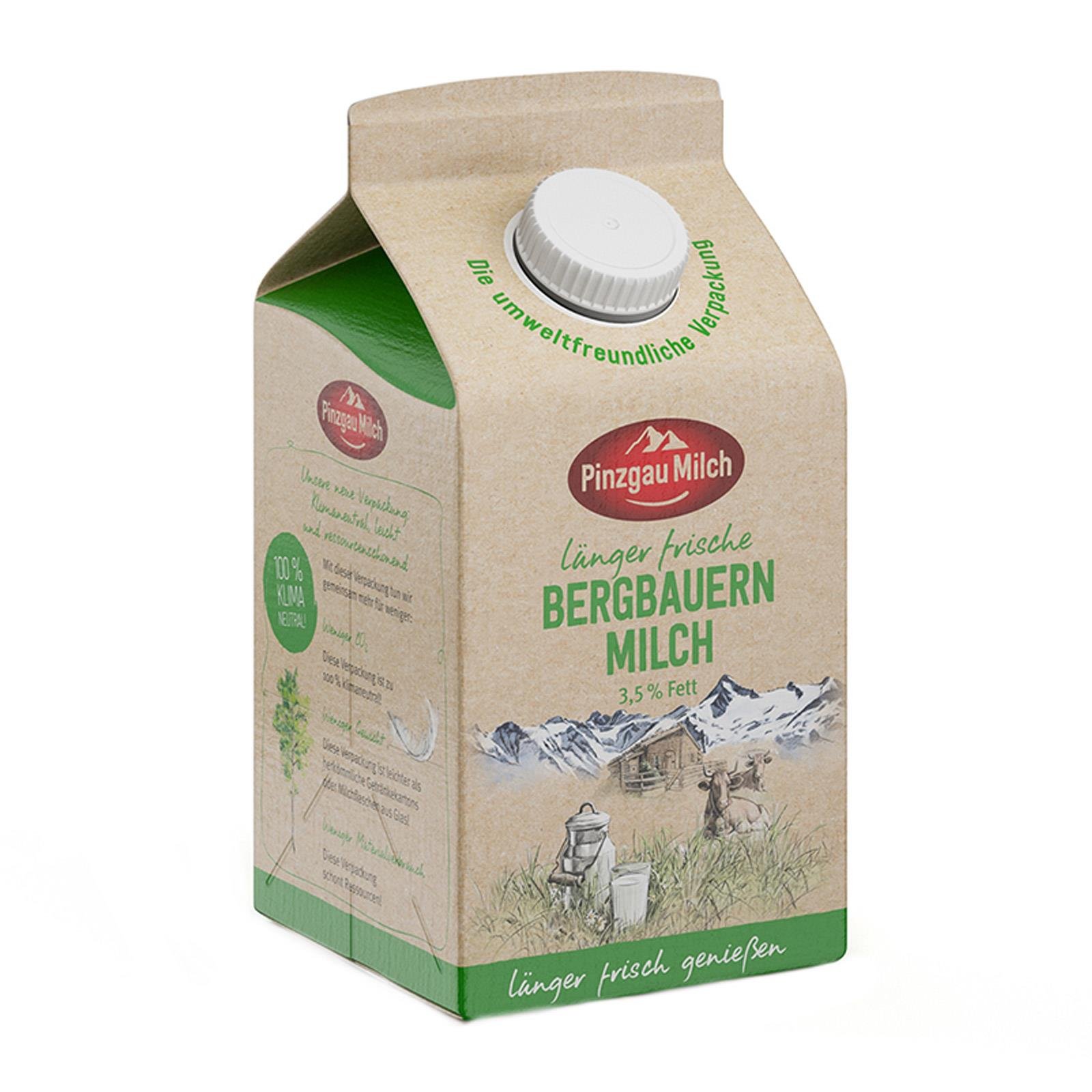Pinzgau Milch Bergbauern Vollmilch Länger Frisch 3,5% Fett 0,5l | BILLA ...