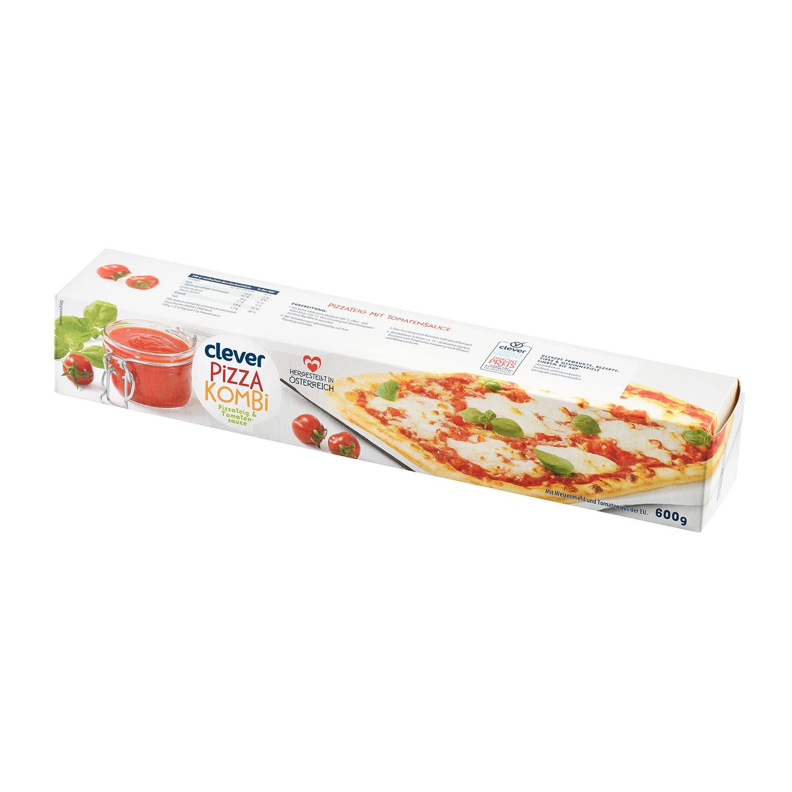 Clever Pizza-Kombi Pizzateig & Tomatensauce | BILLA Online Shop