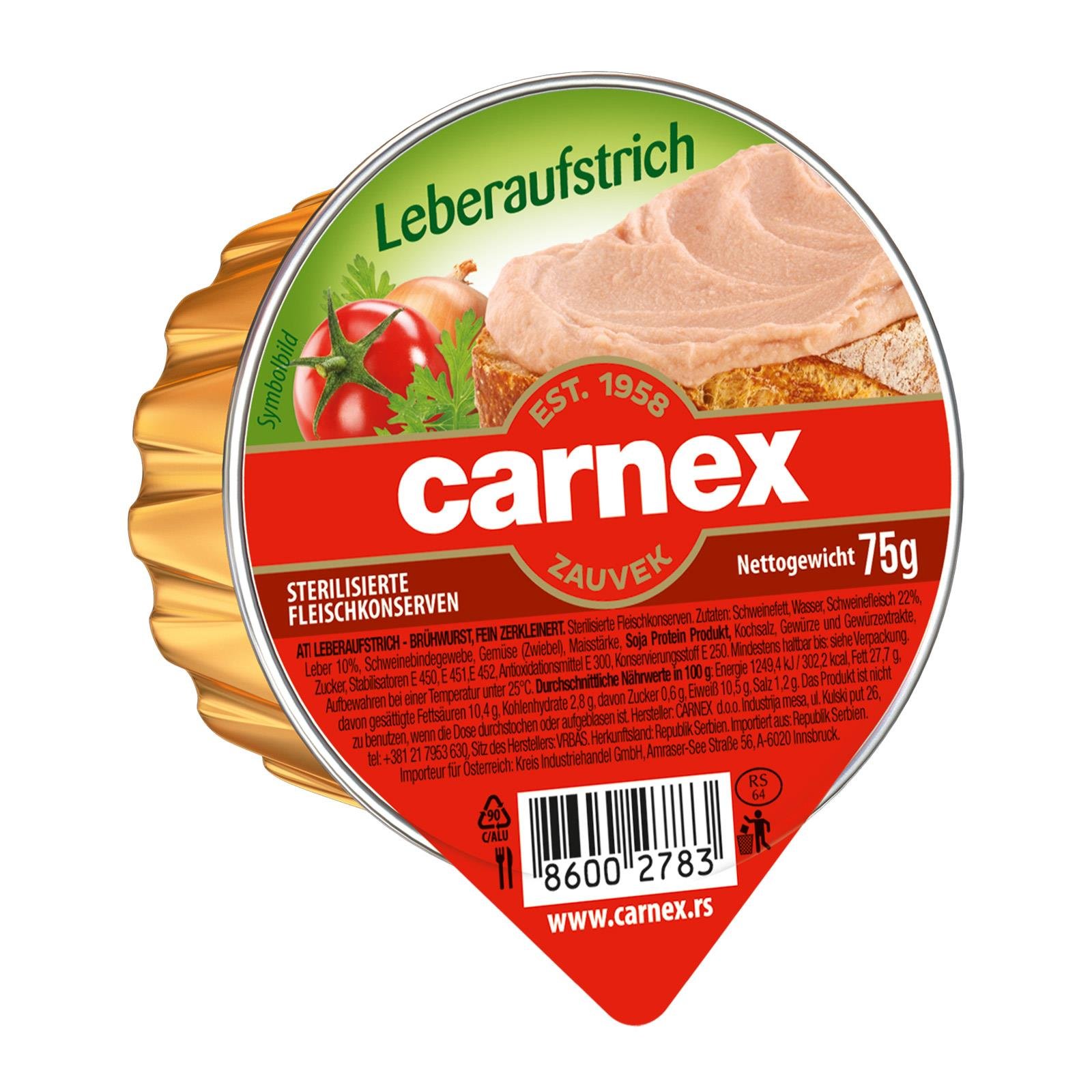 Carnex Leberaufstrich | BILLA Online Shop