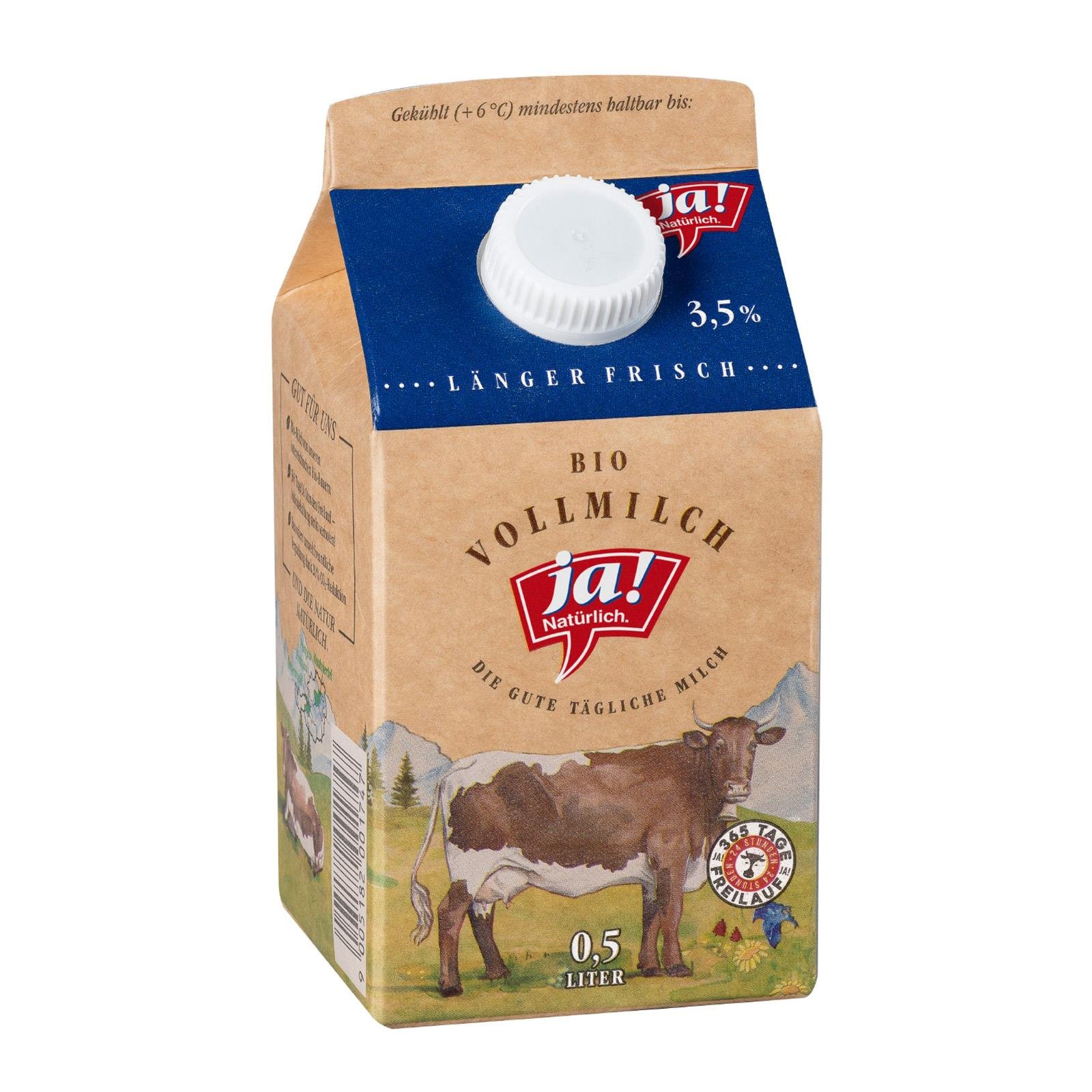 Ja! Natürlich Vollmilch länger frisch 3.5% | BILLA Online Shop