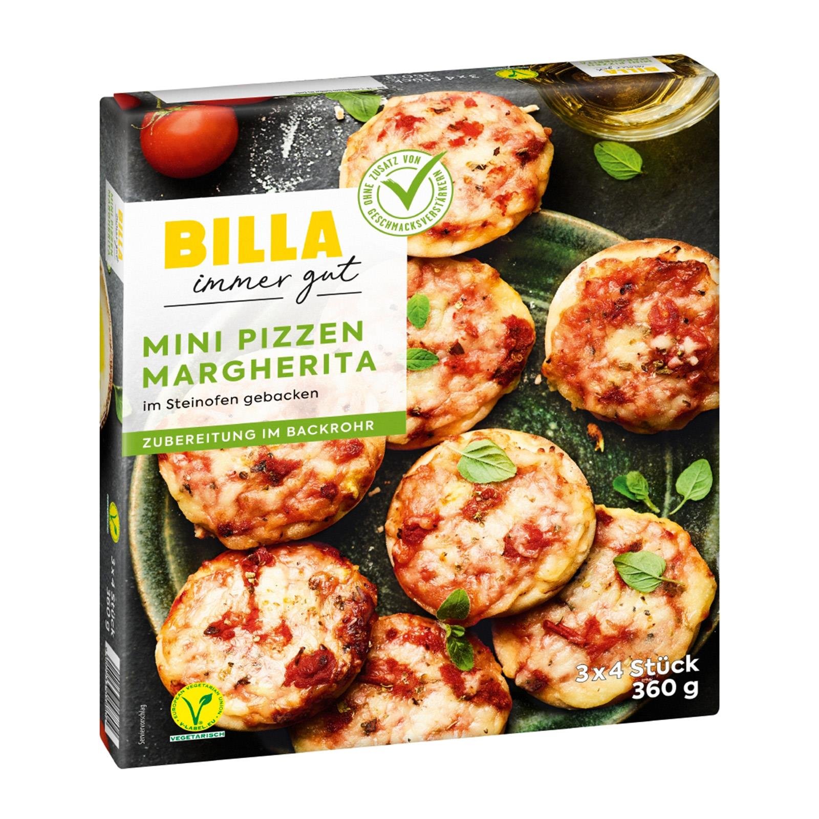 BILLA Mini-Pizzen Margherita | BILLA Online Shop