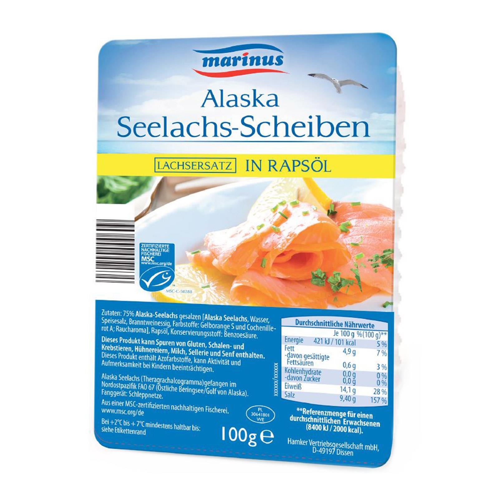 Marinus Alaska Seelachs-Scheiben | BILLA Online Shop