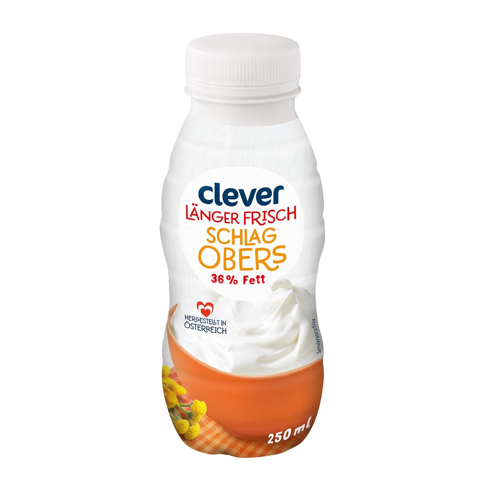 Clever Schlagobers 36% länger frisch | BILLA Online Shop