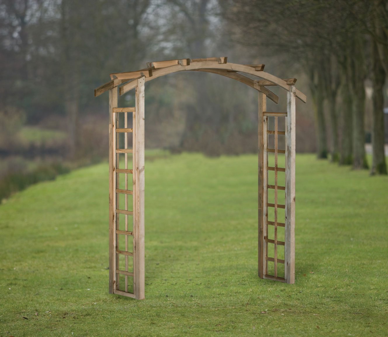 Curved Garden Arch 120cm