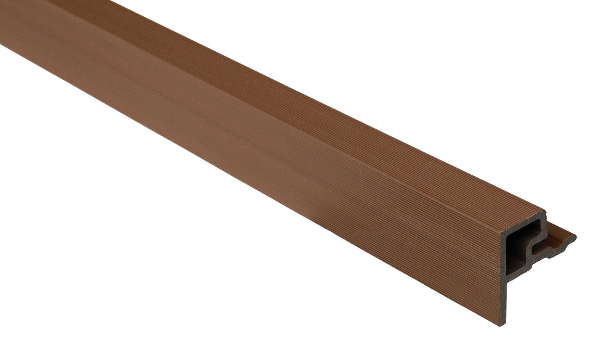 PuraTech Composite Cladding End Stop Teak | Tuin UK