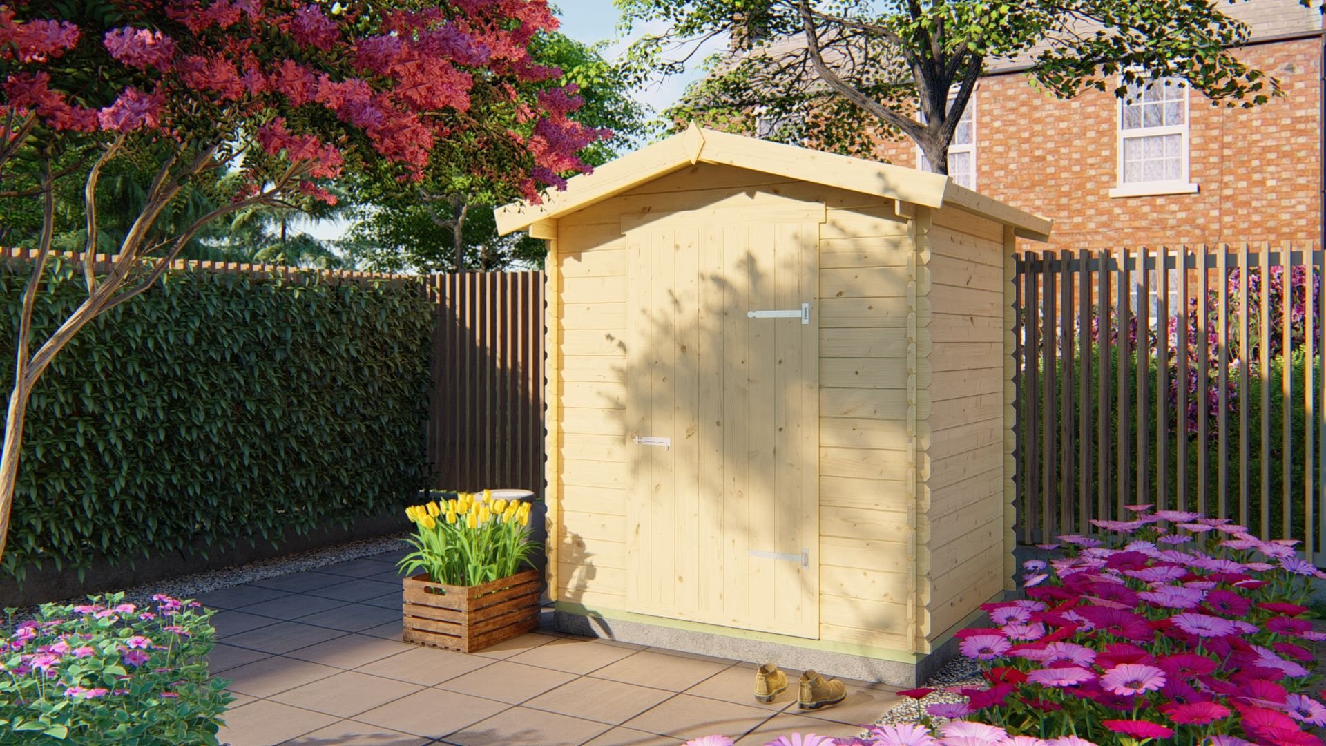 Irina Garden Shed | 2 x 1.55m | From The Tuin UK Garden Sheds & Storage ...