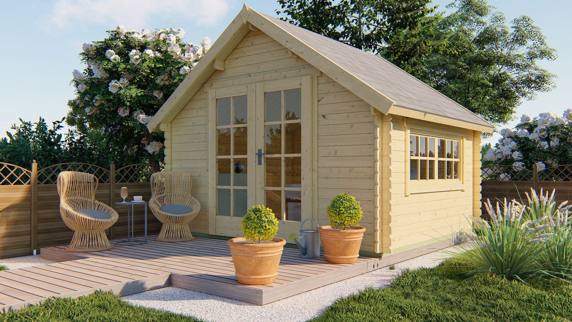 Skov Summerhouse | 3.5 x 3m | Tuin UK Log Cabins & Summerhouses Range