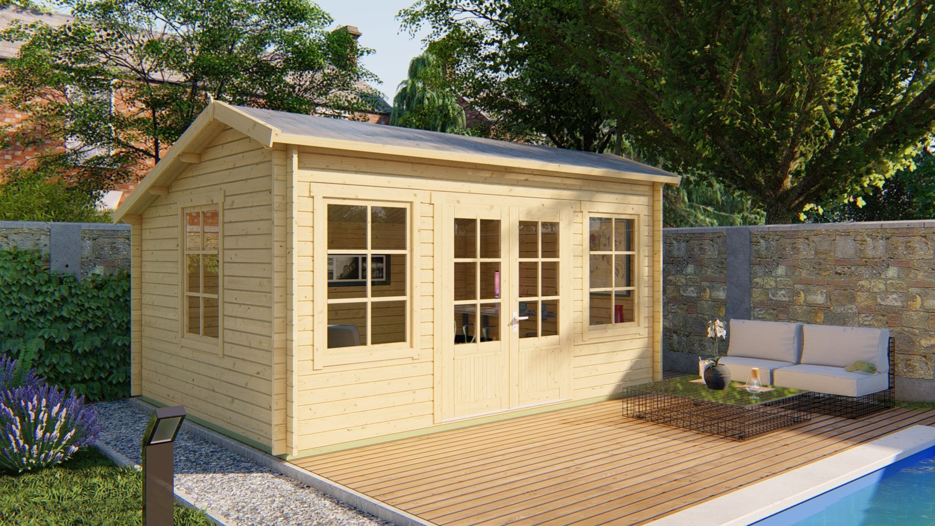 Tane Log Cabin 4.8 x 3.5m