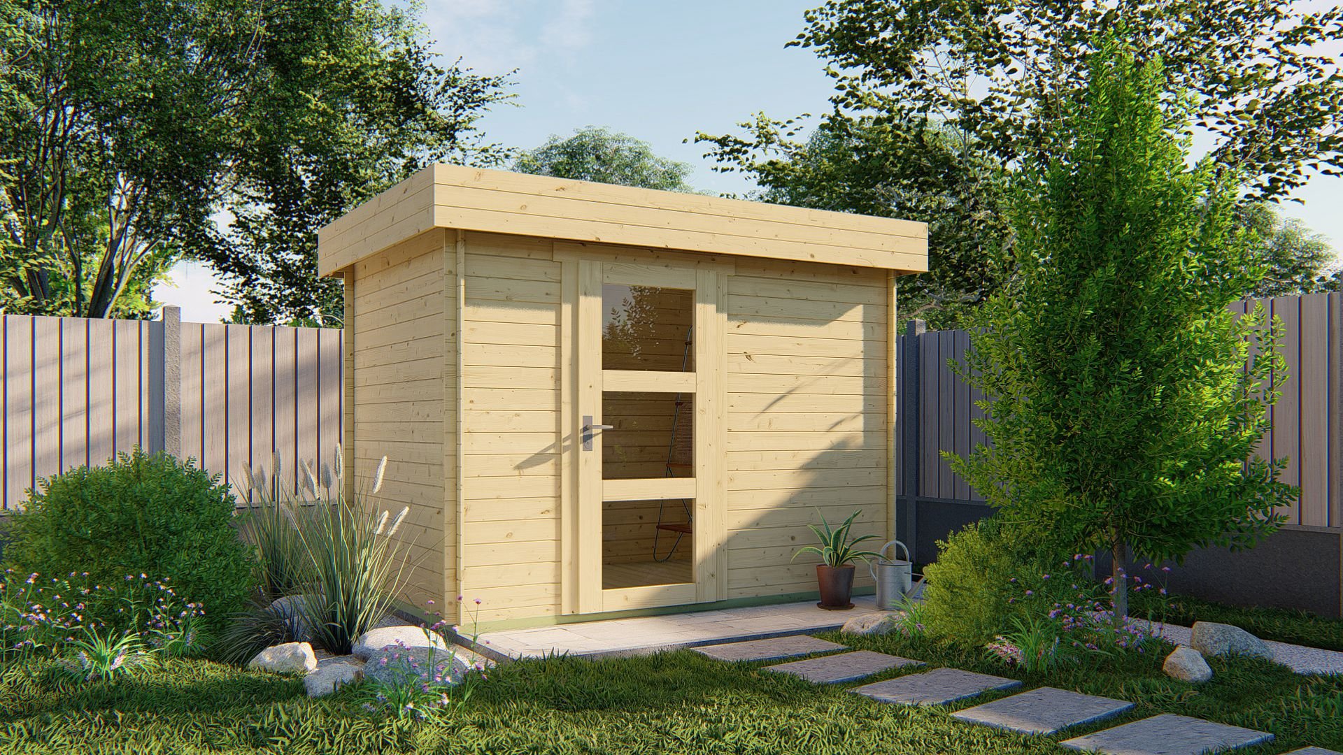 Novalie Modern Summer House | 3 x 2m | Tuin UK Summer Houses