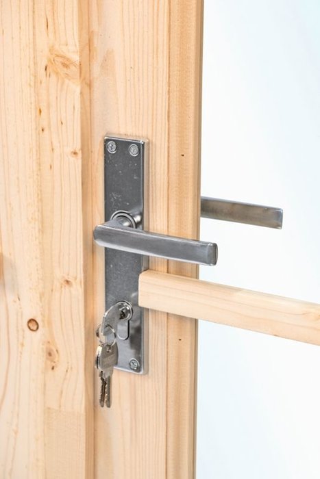 Double Door for Log Cabins up to 45mm - D3 from Tuin