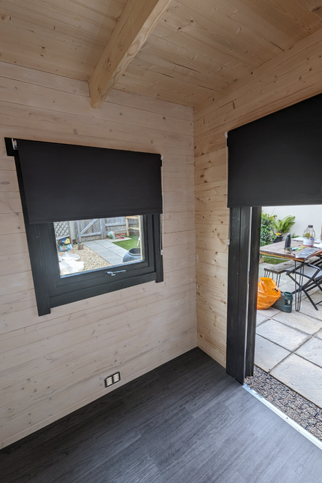 Garden Room Frankie 2x2m - 40mm Logs with Floor