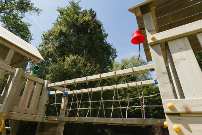 Pont d’extension pour aire de jeux Bridge, pin rabote