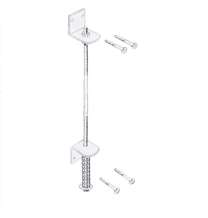 Stormanker Blokhut Set 4-Delig - Draad