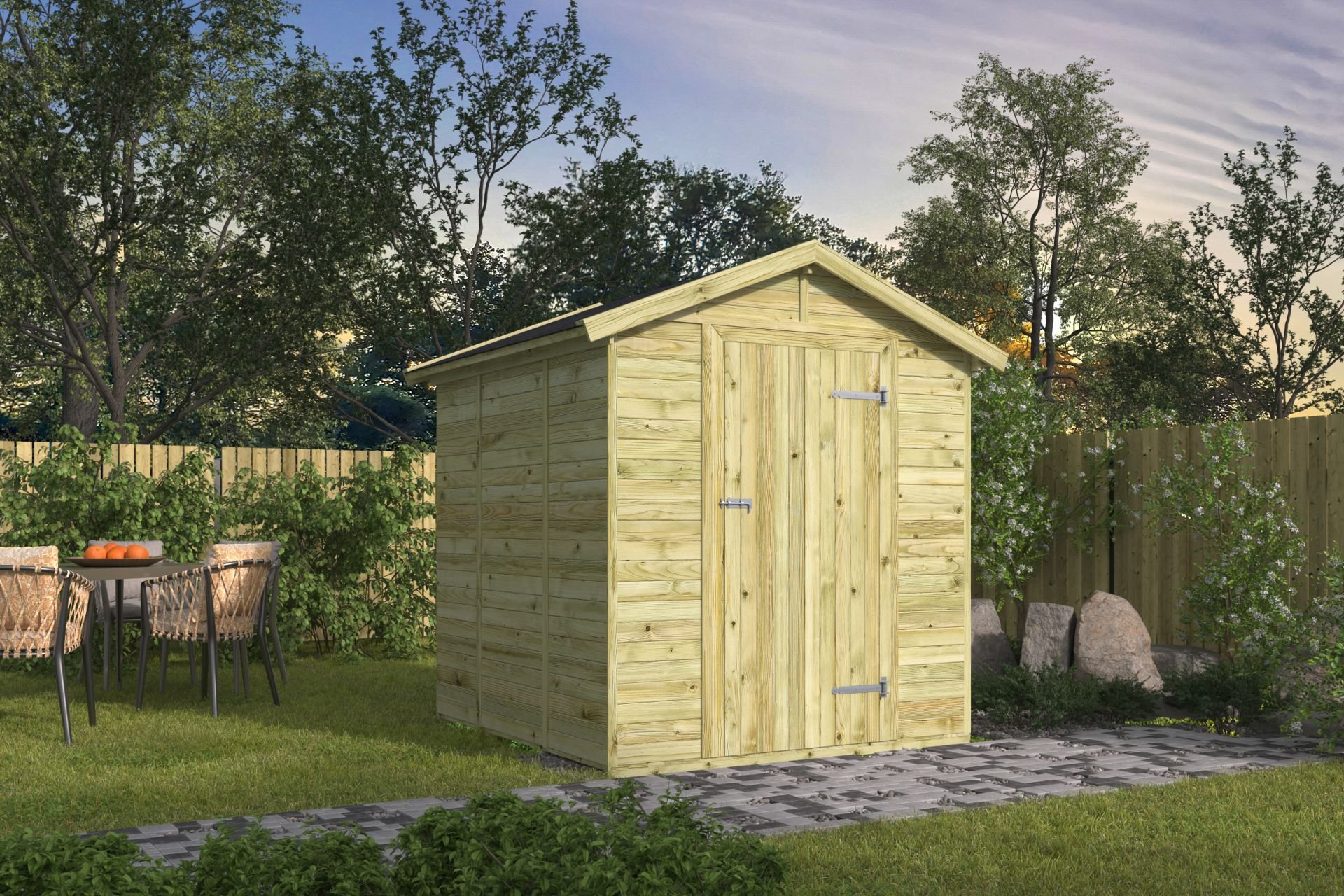 Boudewijn Garden Shed | 1.88 x 1.82m | From the Tuin UK Garden Sheds ...