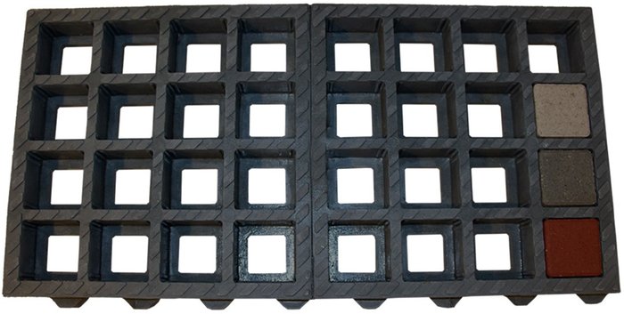 Betonsteen Antraciet 7,4x7,4x4,8 cm t.b.v. Eco Grates - Waterdoorlatend