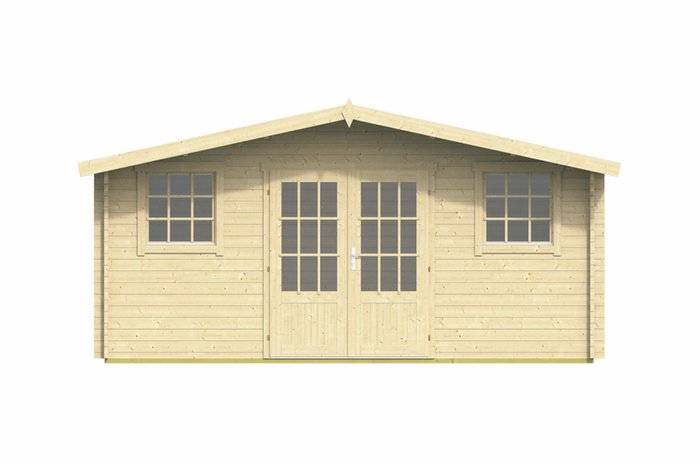 Karen Log Cabin 5 x 3.2m | Double Glazed Log Cabin | Stylish ...