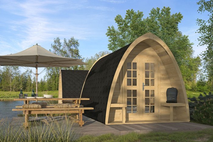 Camping Pod | 2.39 x 4.8 m | Create a cosy glamping getaway