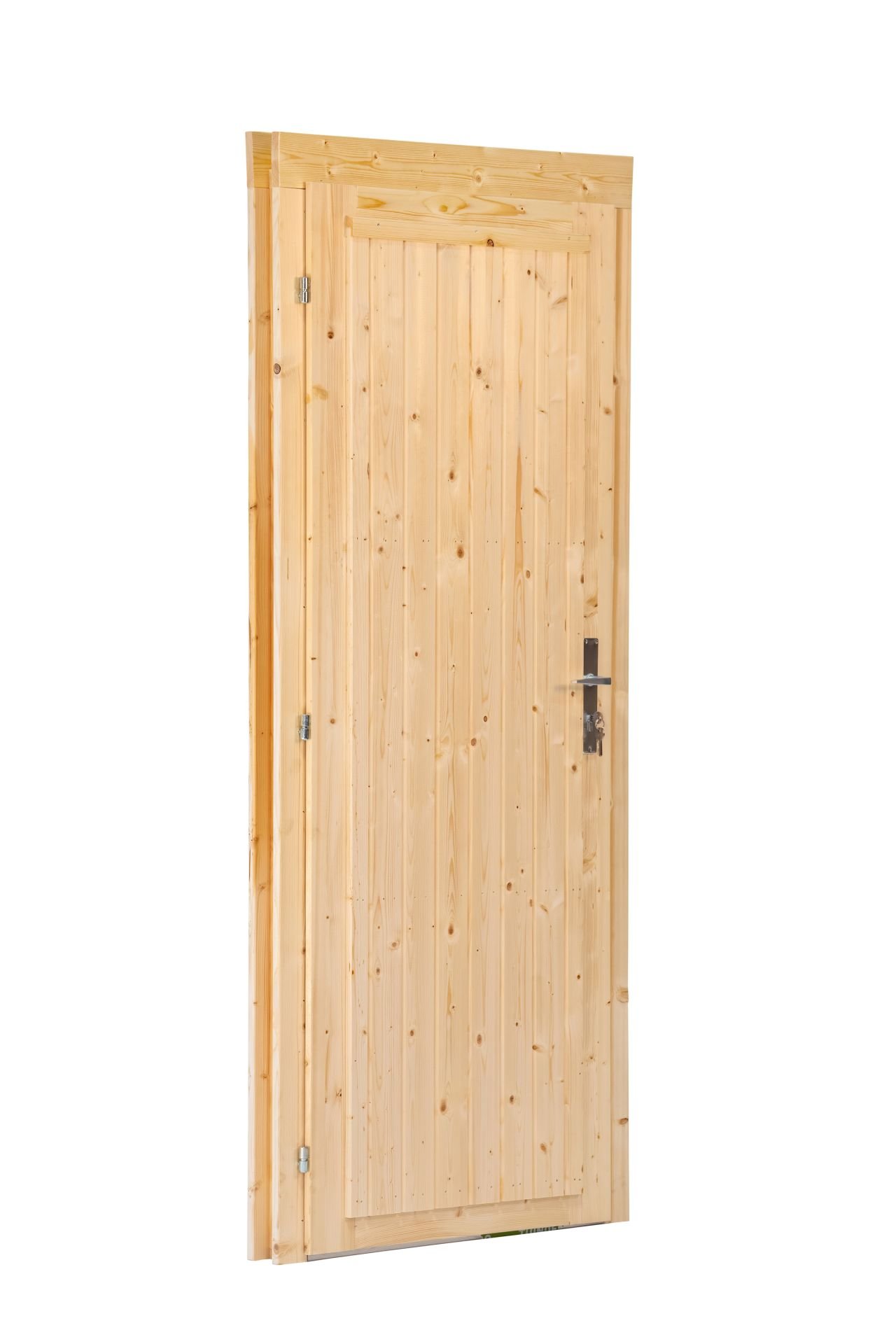 Porte simple bois pleine Charniere gauche 83 x 190 cm