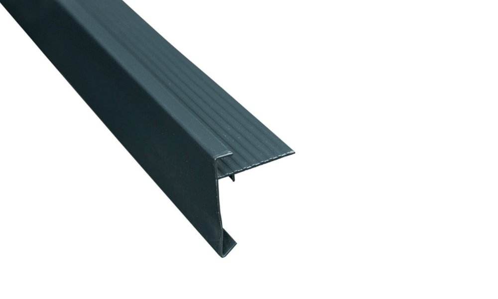 Aluminium roof edging trim in Black - The perfect final for your roof ...