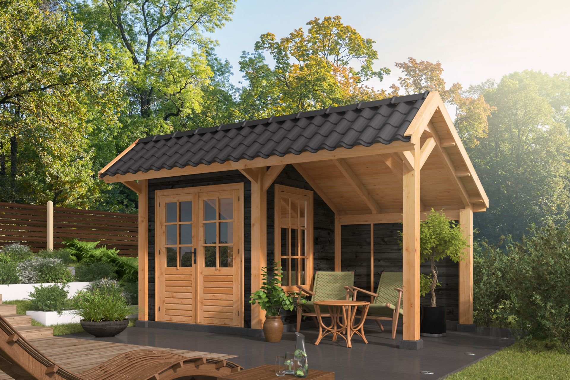 Dallas Summerhouse 4.66 x 3.18m | Garden Buildings from Tuin UK