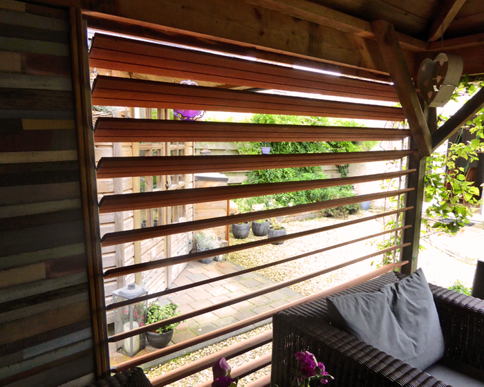 Flex Fence System 1.65m | Adjustable Louvre Rail Kit | Tuin UK Fencing ...