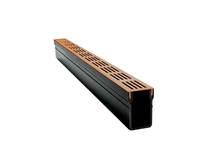 Garden Drain Watergoot Cortenstaal 100cm