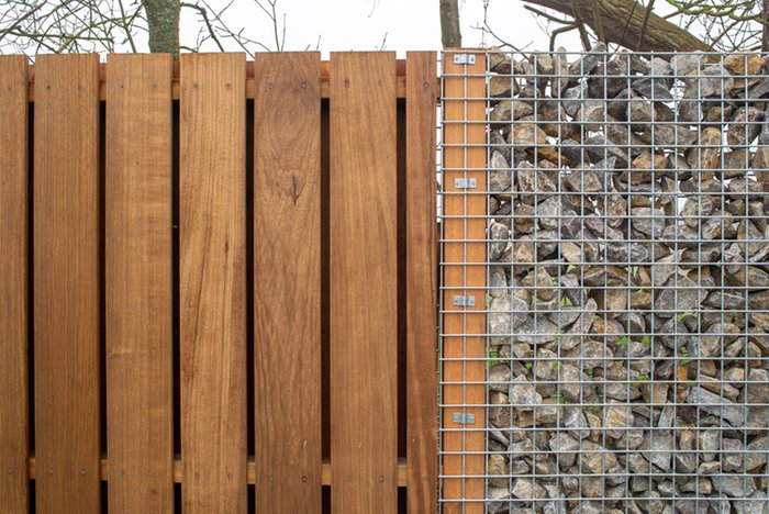 Schanskorf Gaas Staal 180 x 90 cm Maaswijdte 4.5 cm Steenkorf